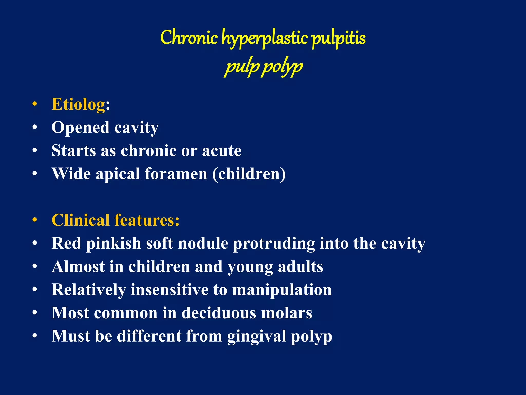 Diseases of pulp and periapical tissues | PPTX