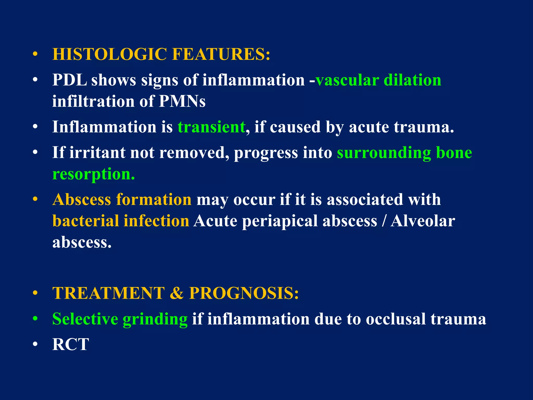Diseases of pulp and periapical tissues | PPTX