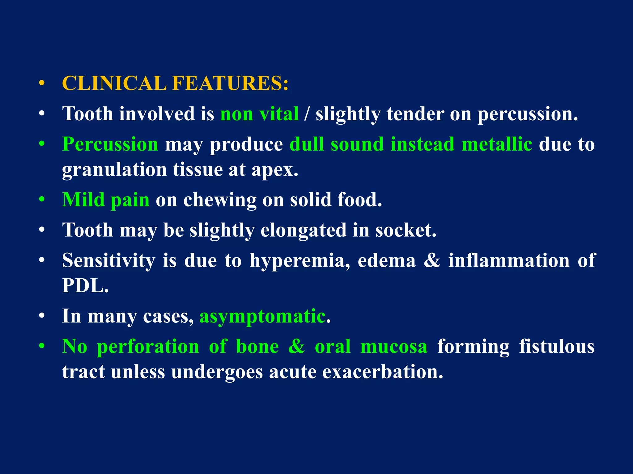 Diseases of pulp and periapical tissues | PPTX