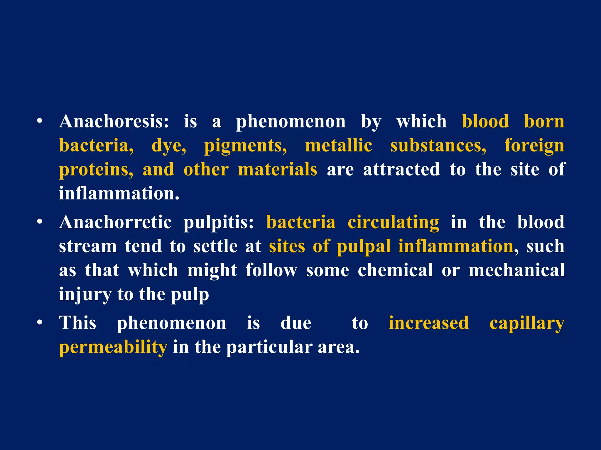 Diseases of pulp and periapical tissues | PPTX