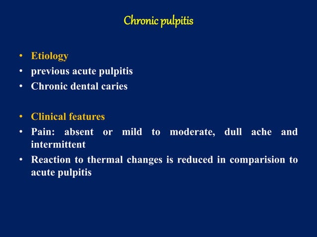 Diseases of pulp and periapical tissues | PPTX | Dental Health ...