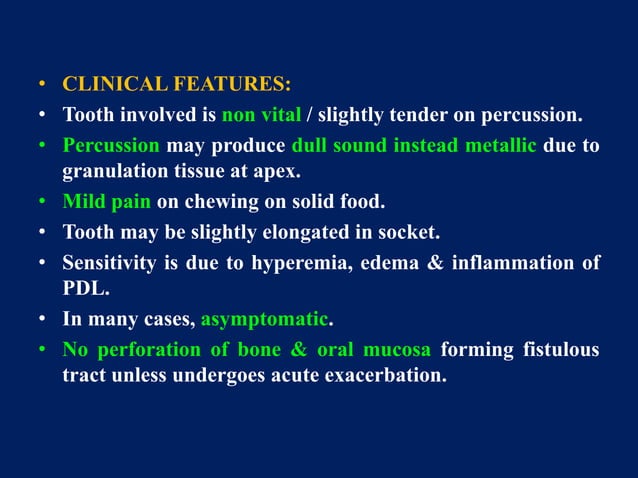 Diseases of pulp and periapical tissues | PPTX | Dental Health ...