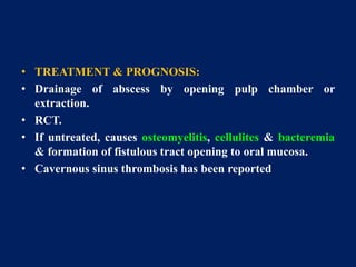 Diseases of pulp and periapical tissues | PPTX