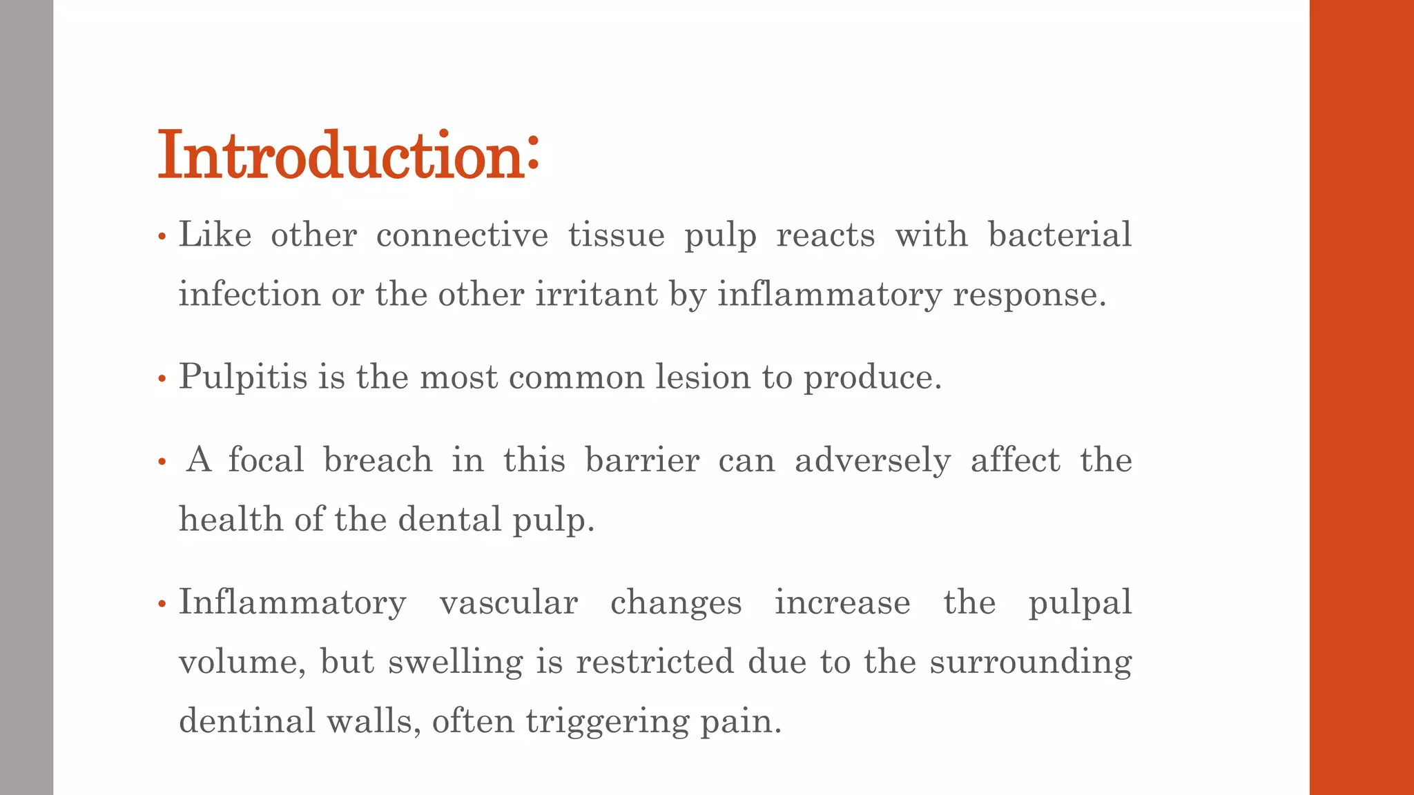 Diseases of pulp for ugs | PPTX