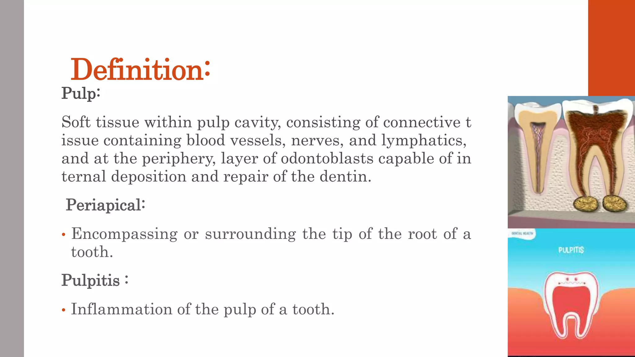 Diseases of pulp for ugs | PPTX