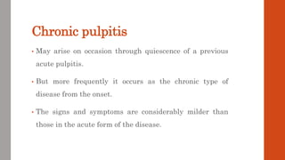 Diseases of pulp for ugs | PPTX