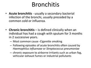 Diseases of respiratory tract | PPTX