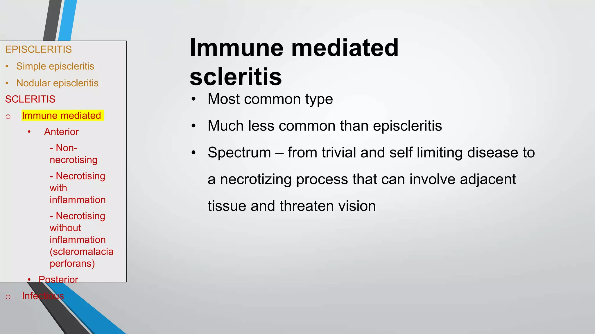 Diseases of sclera | PPTX