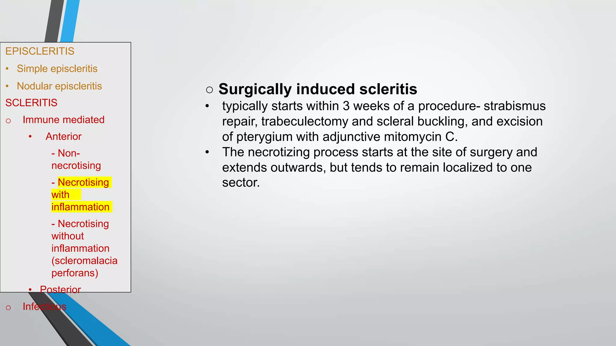 Diseases of sclera | PPTX
