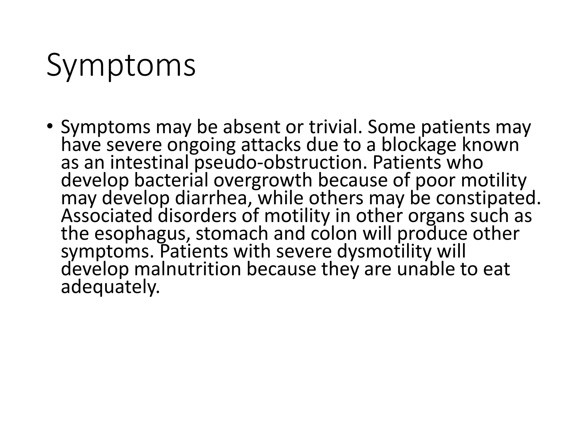 Diseases of small intestine | PPT