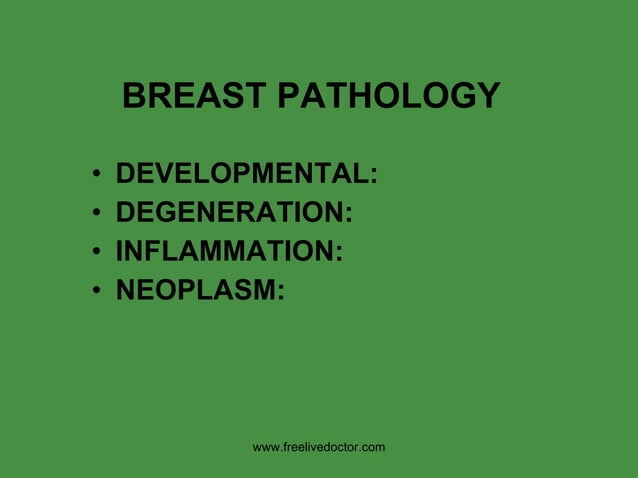 Diseases of the breast | PPT