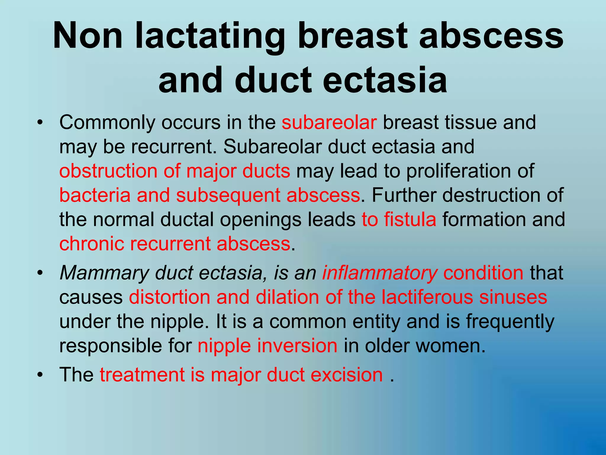 Diseases of the breast | PPT