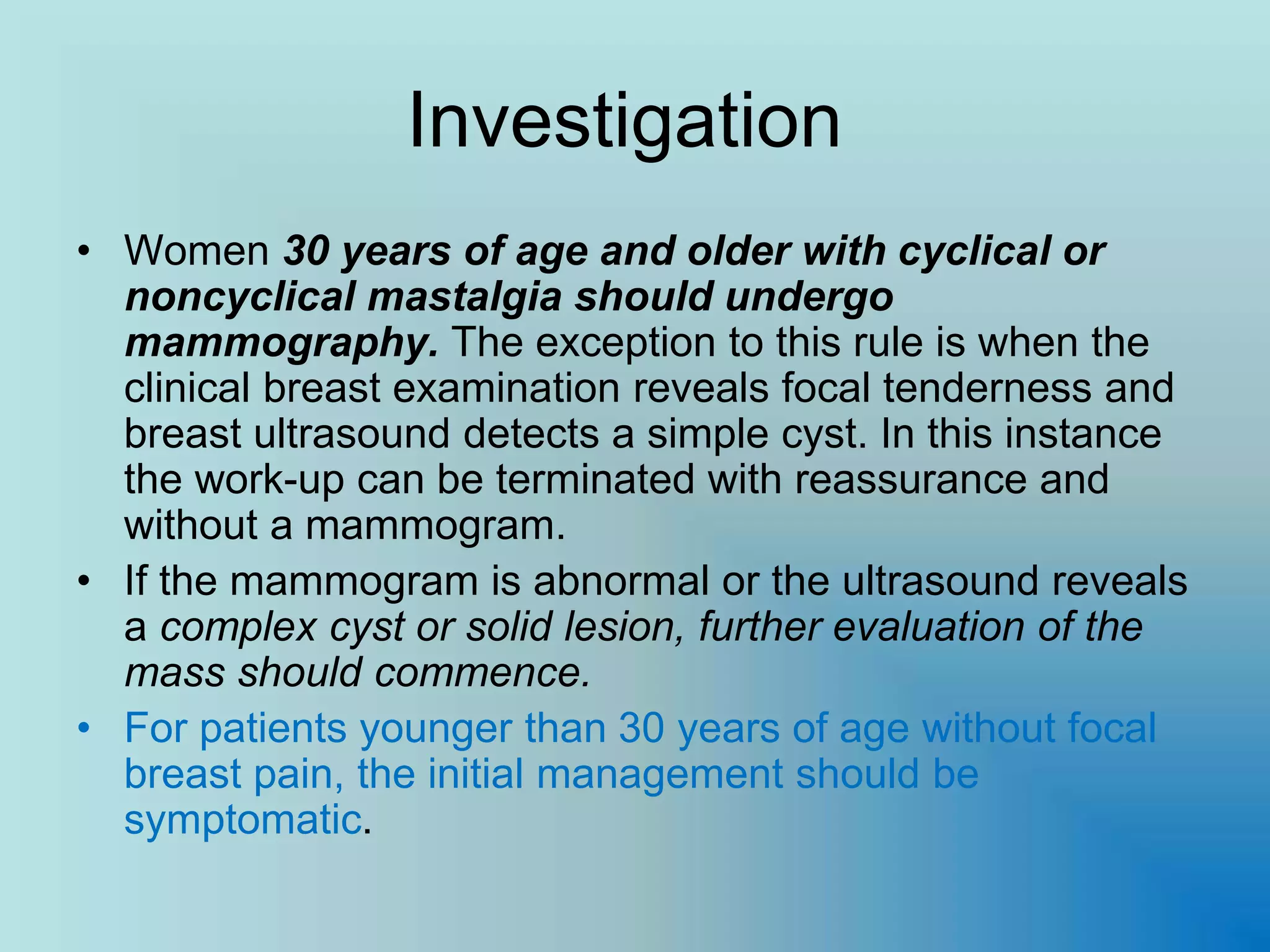 Diseases of the breast | PPT