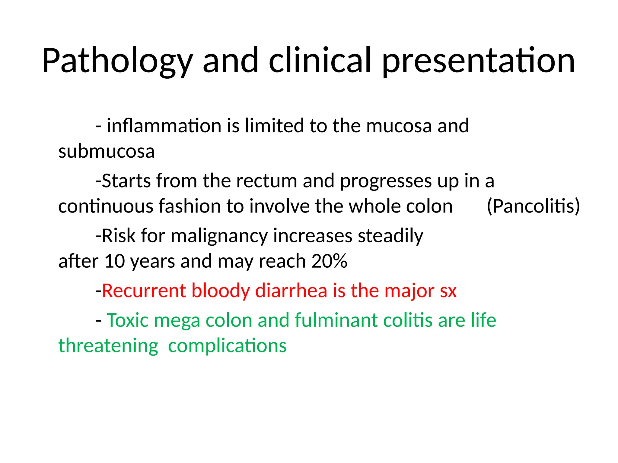 DISEASES OF THE COLON AND RECTUM presentation | PPTX