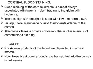 DISEASES OF THE CORNEA AND SCLERA..ppreset | PPT