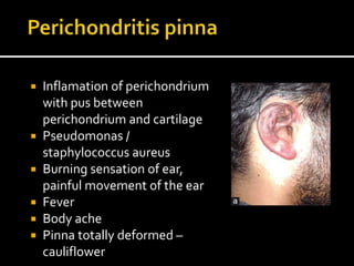 Diseases of the external ear | PPTX