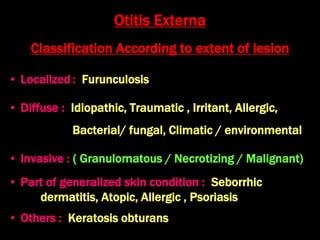 Diseases of the external ear | PPT