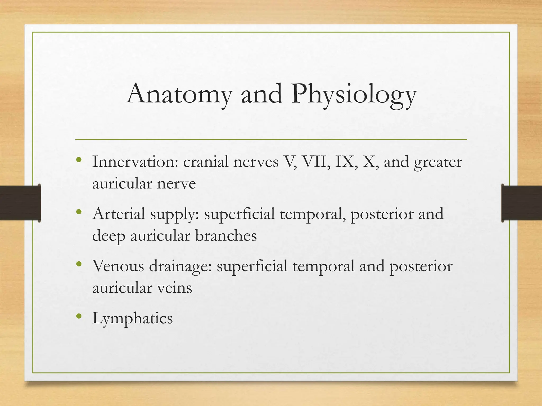 Diseases of the external ear and anatomy of the ear | PPT