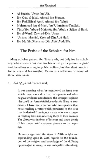 Diseases of the Hearts & their Cures (Ibn Taymiyyah) | PDF