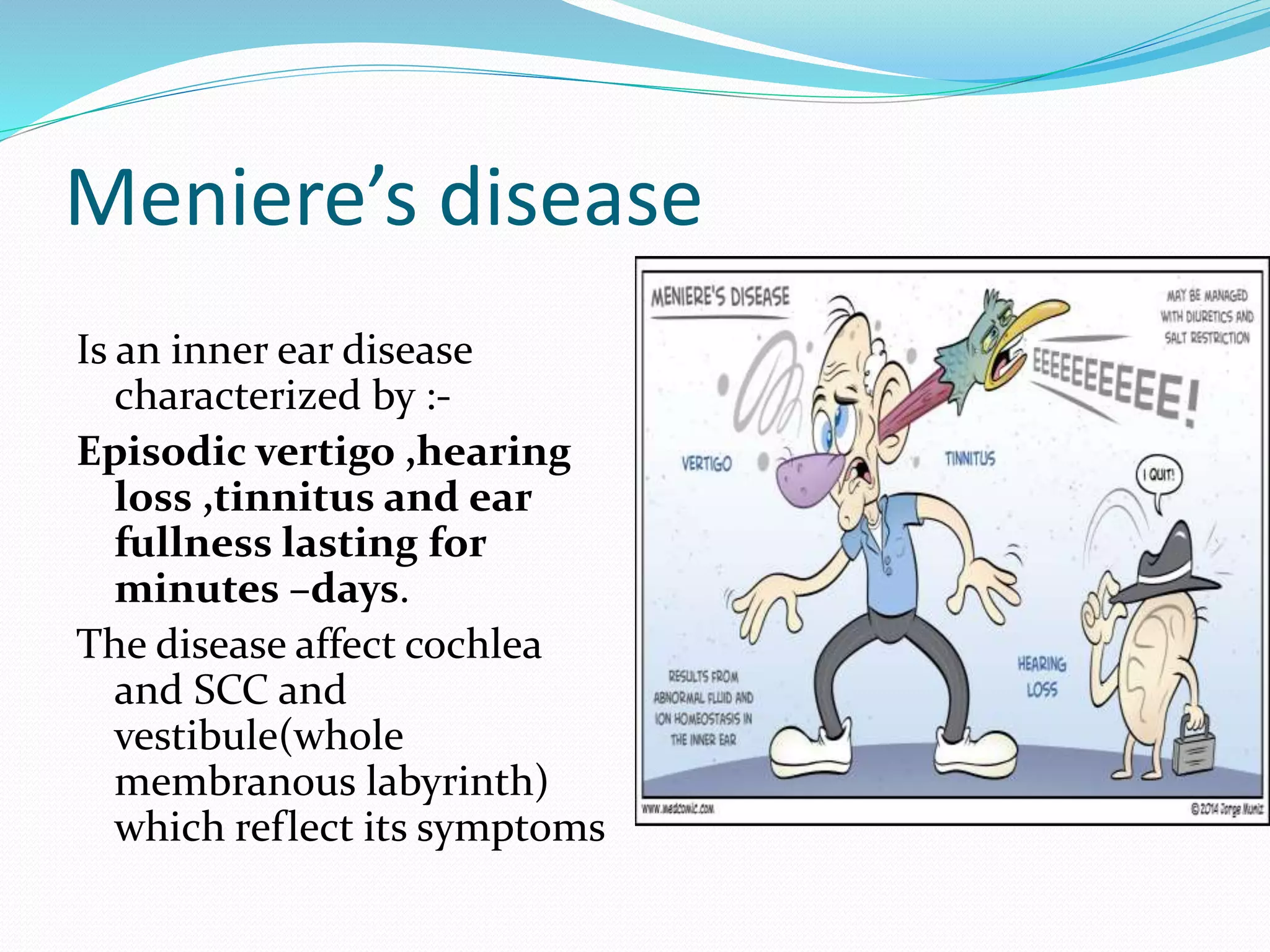 Diseases of the inner ear | PPTX