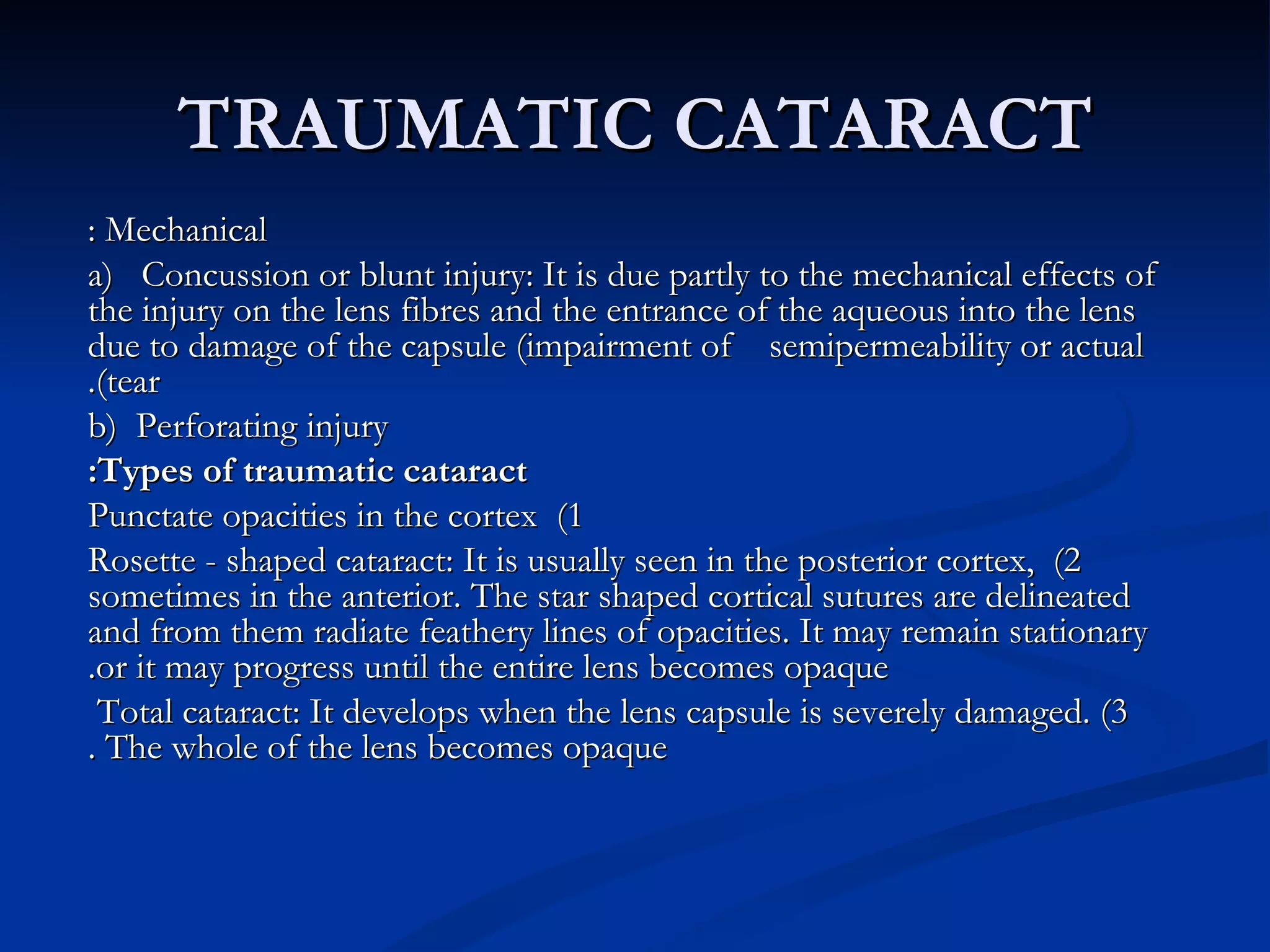 ophthalmology.Diseases of the lens.(dr.baxtyar) | PPT