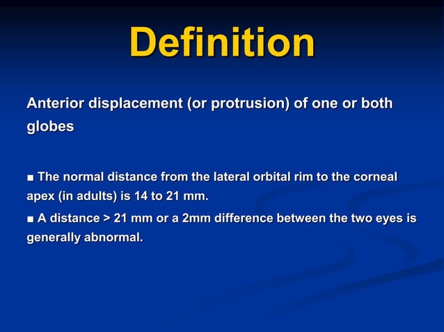 Diseases of the Orbit | PPT | Eye and Vision Conditions | Diseases and ...