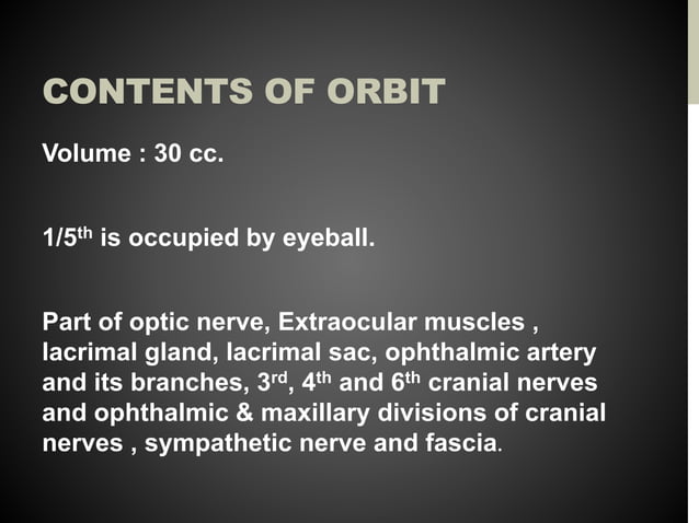 Diseases of the orbit | PPTX | Ear, Nose and Throat Conditions ...