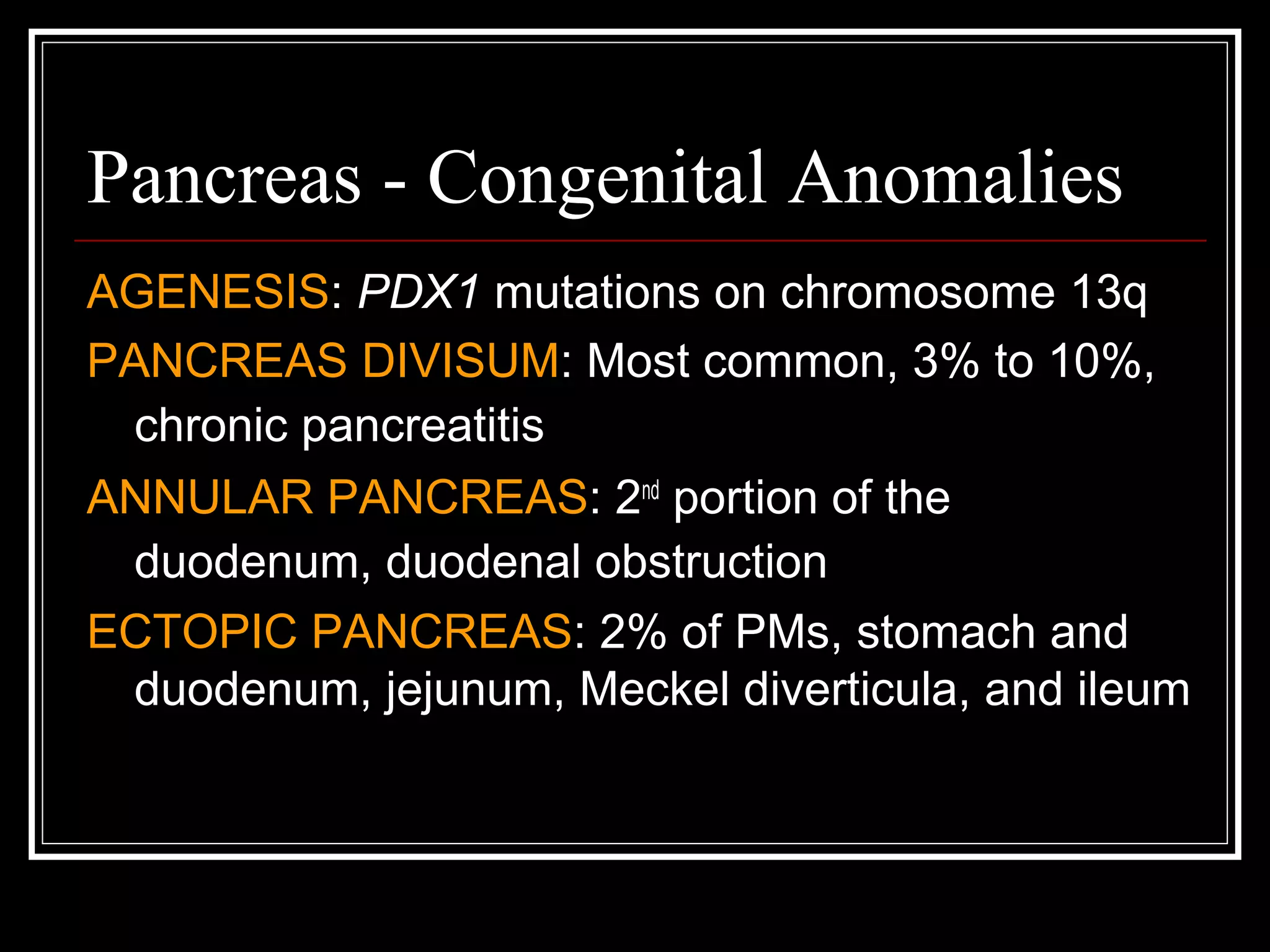 Diseases of the pancreas csbrp | PPT