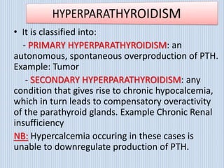 Diseases of the parathyroid gland(1) | PPTX