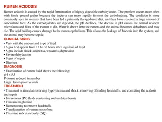 Diseases of the ruminant digestive tract | PDF