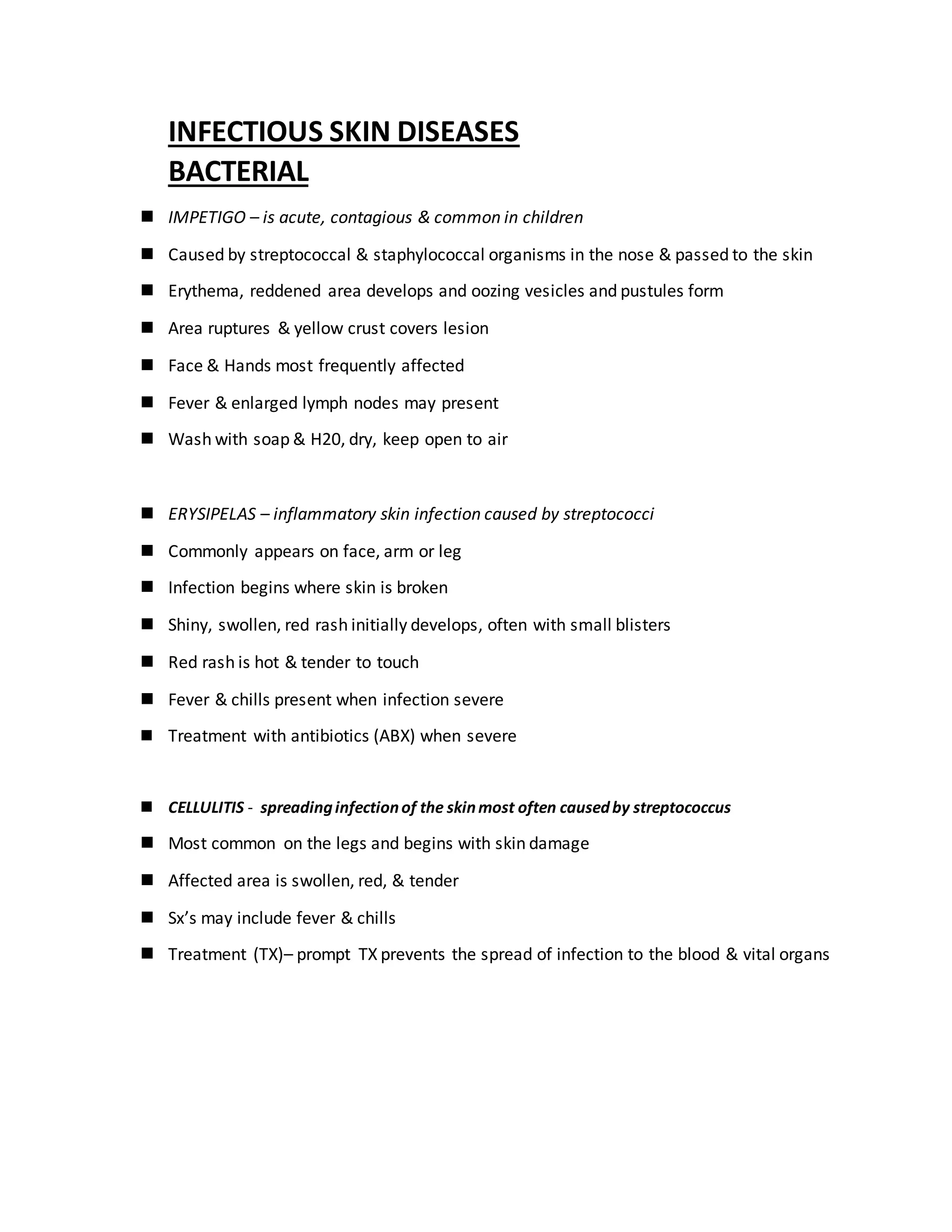 Diseases of the skin presentation | DOCX
