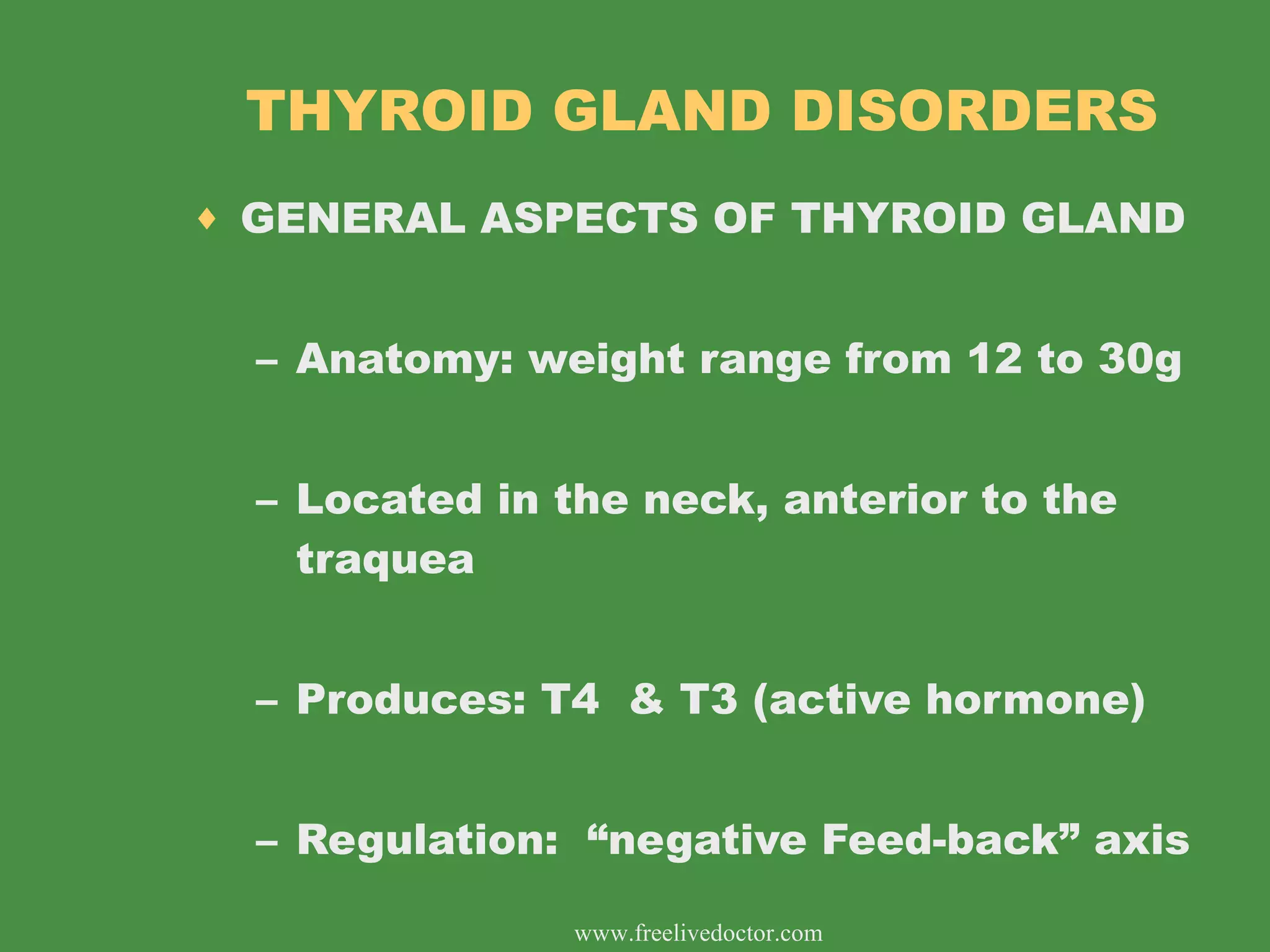 Diseases of thyroid gland | PPT