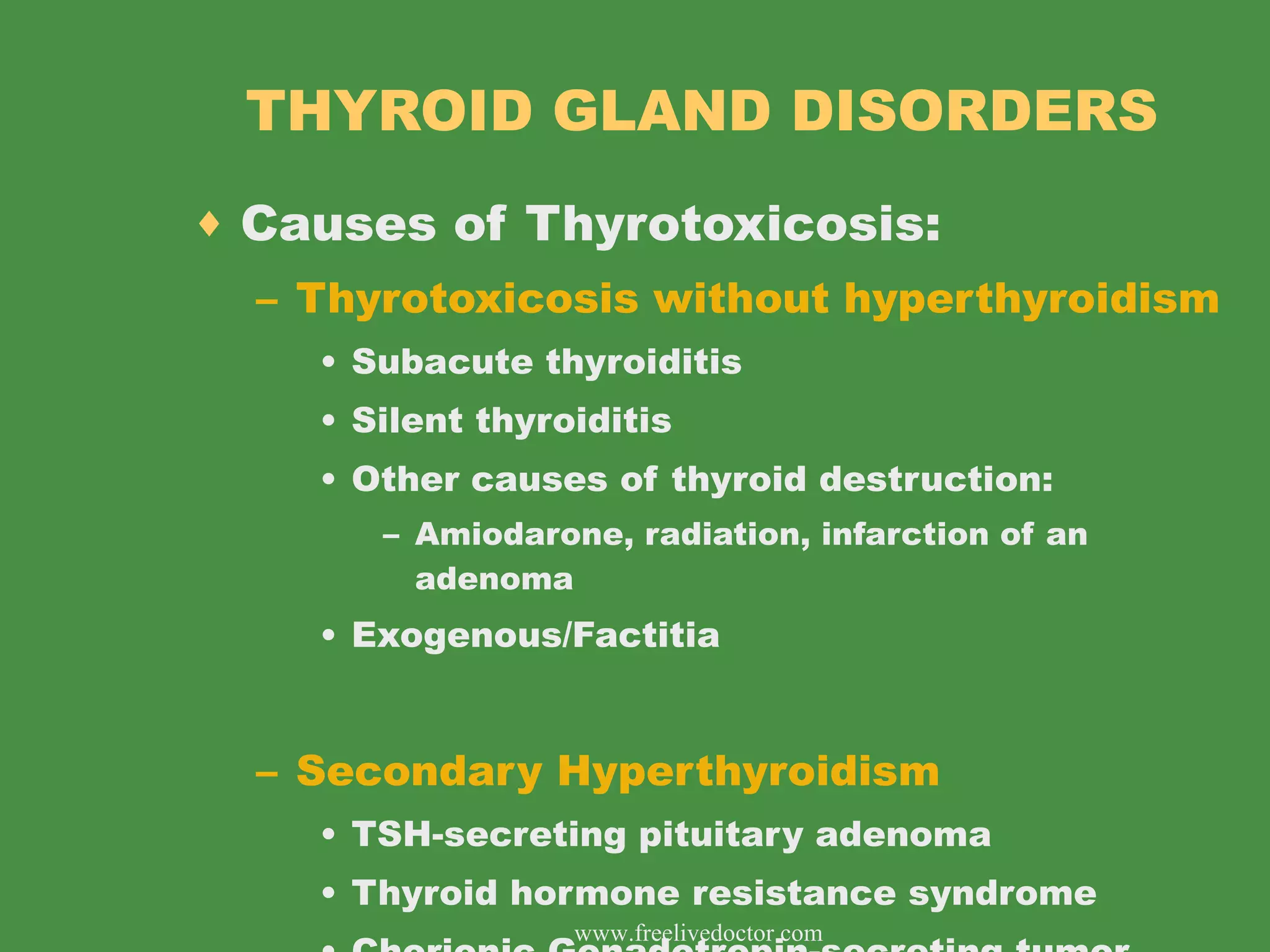 Diseases of thyroid gland | PPT