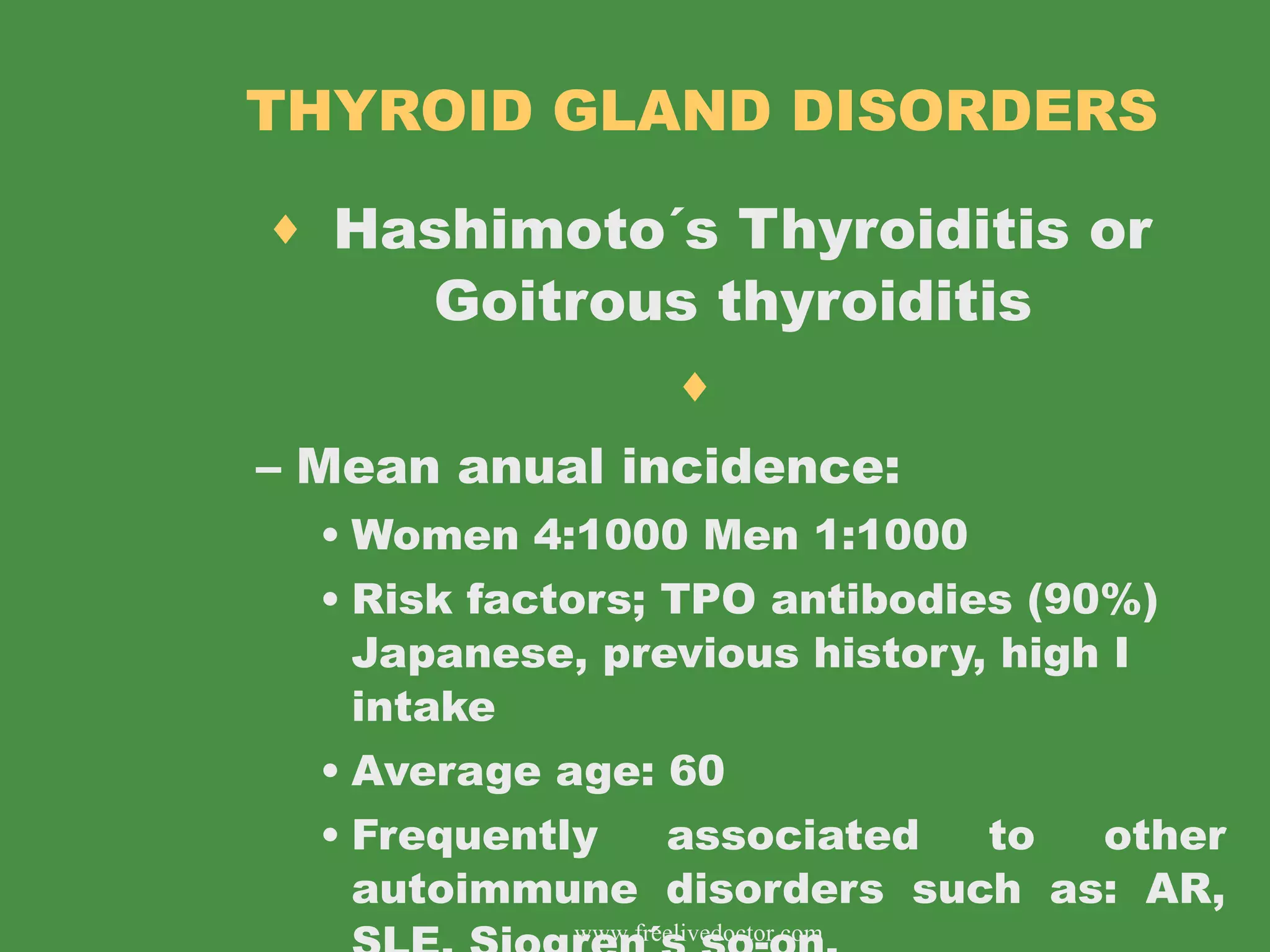 Diseases of thyroid gland | PPT