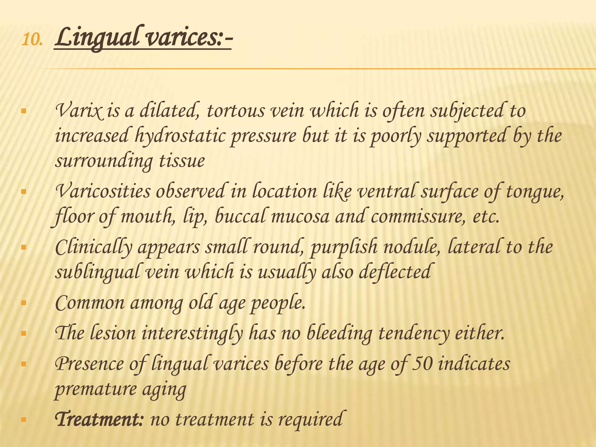 Diseases of tongue | PPTX