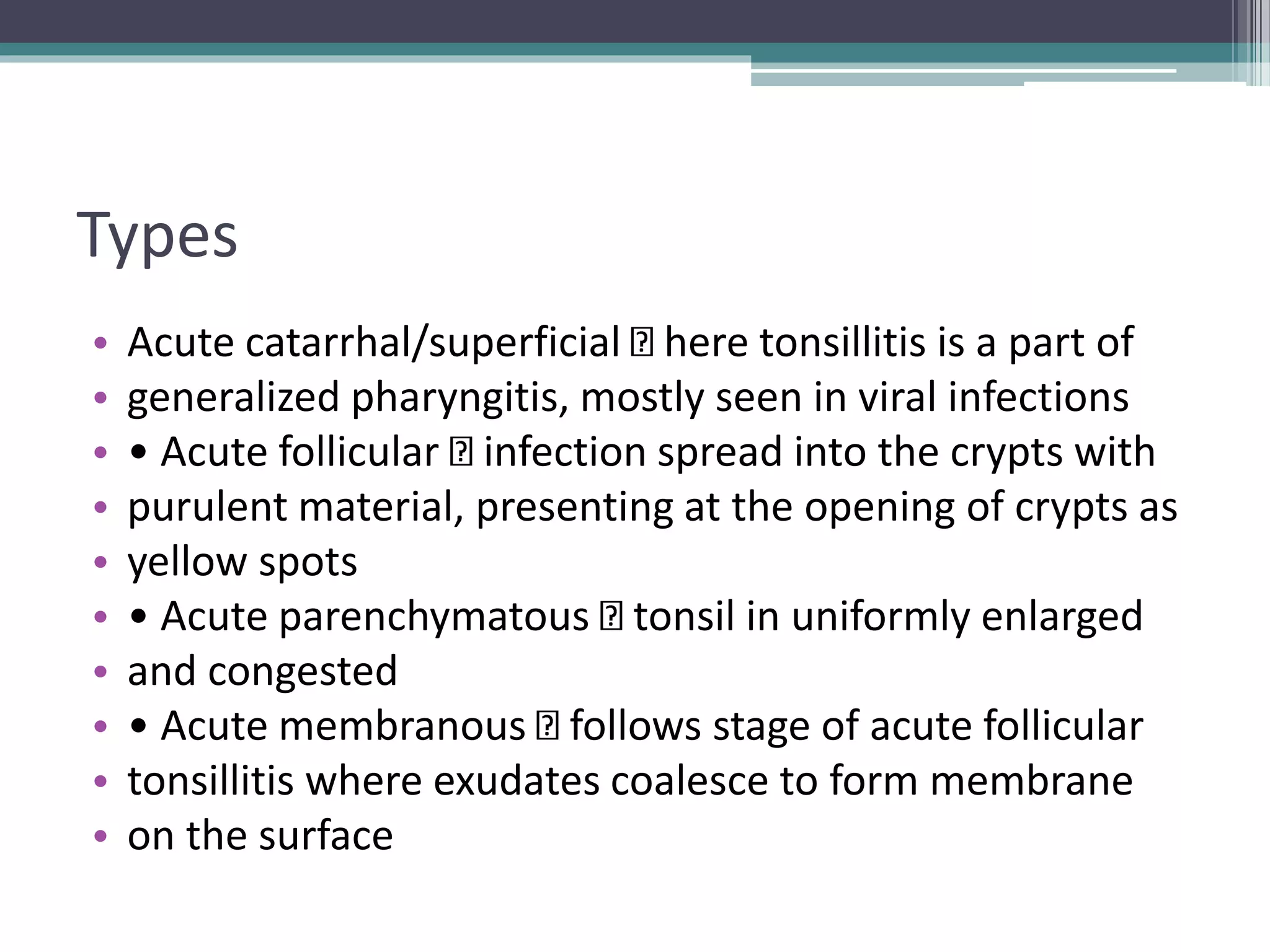 Diseases of tonsils and adenoids | PPTX