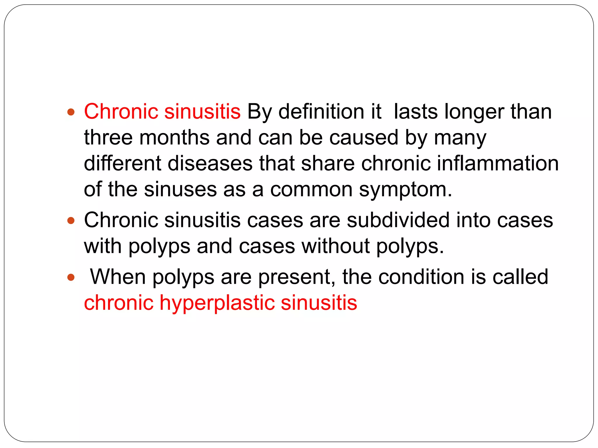 Diseases of upper respiratory tract | PPTX