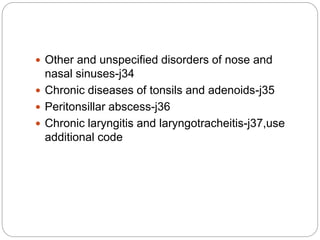 Diseases of upper respiratory tract | PPTX