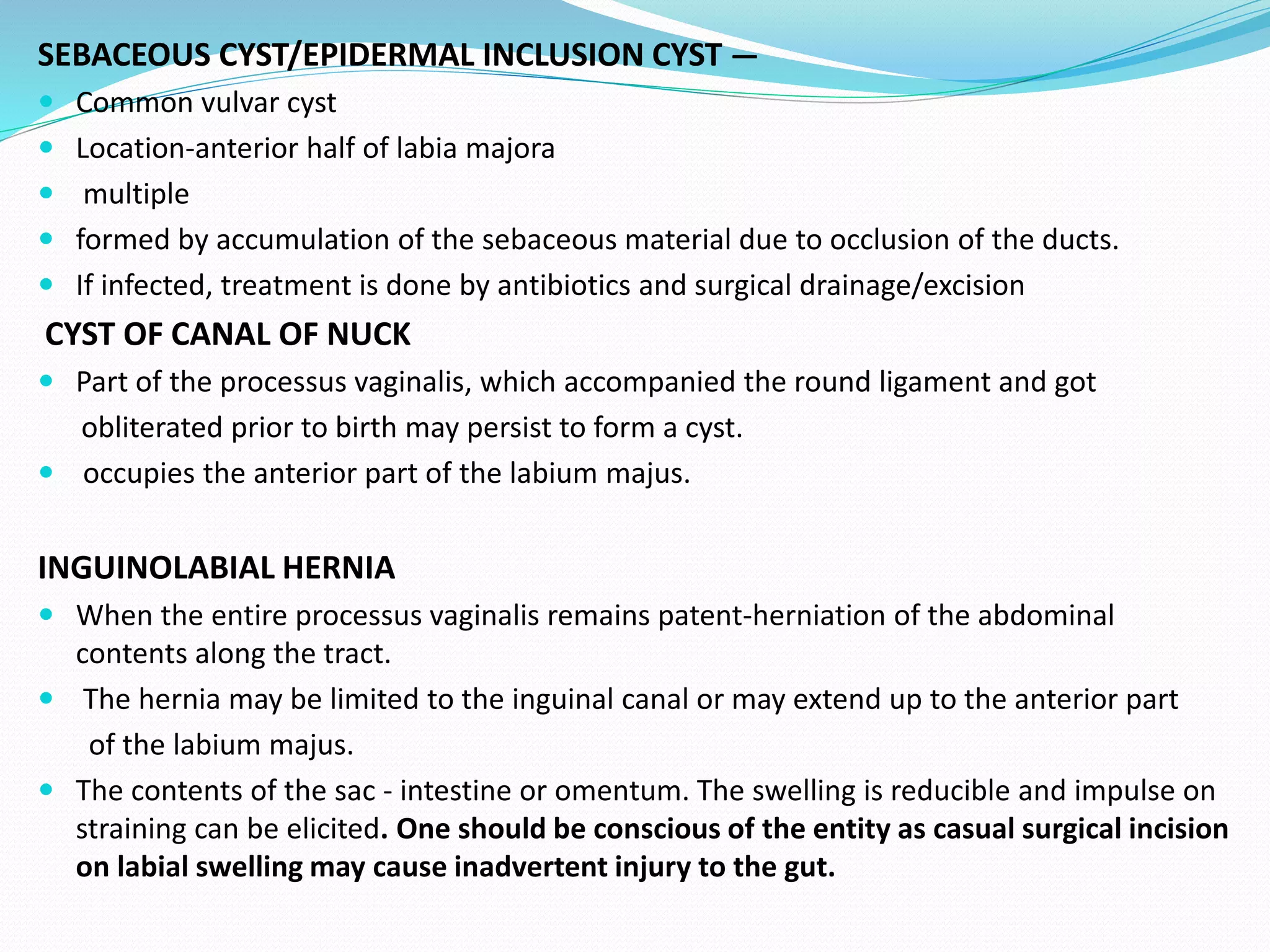 DISEASES OF VULVA -BENIGN AND MALIGNANT | PPTX