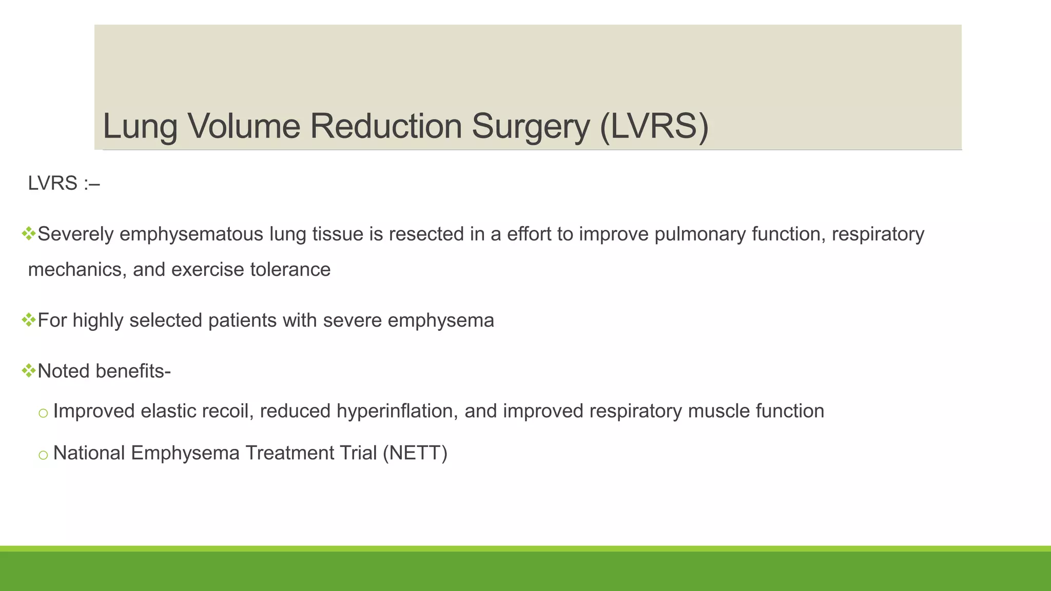 Disease specific approaches in pulmonary rehabilitation | PPTX