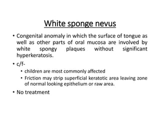 Diseases of tongue | PPTX