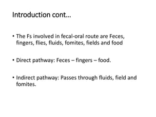 Diseases Transmitted Through Fecal Oral Route | PPTX