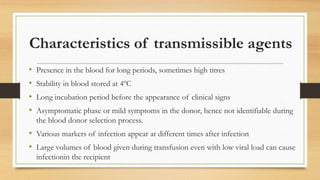 Diseases transmitted thru blood.pptx hematology | PPT