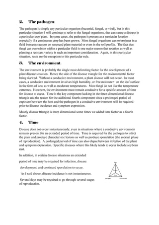 Disease triangle and disease cycle | PDF