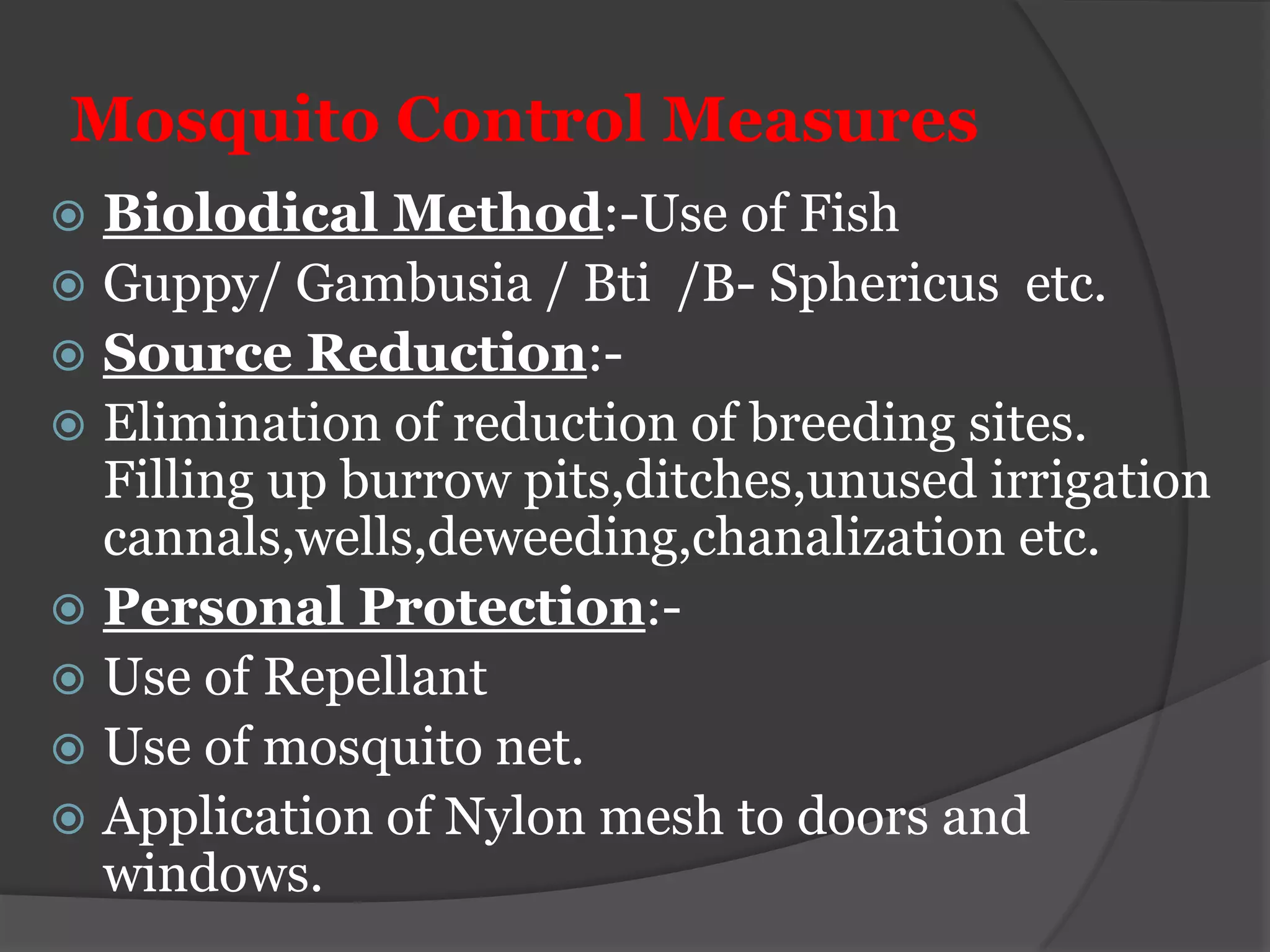 Disease vectors and vector bionomics ppt | PPTX