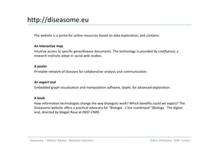 Diseasome | PPT