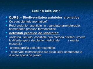Diseminare biodiversitatea plantelor | PPT