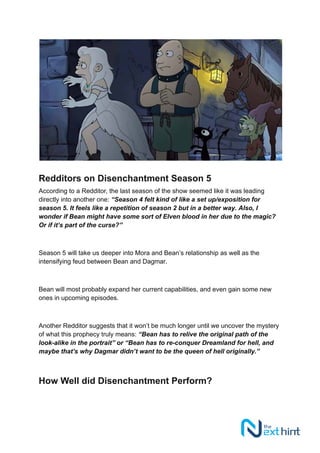 Disenchantment Season 5: Renewed or Canceled? | PDF