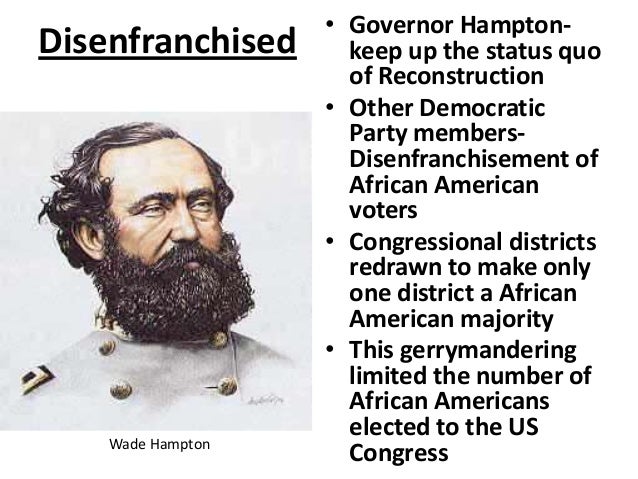 Disenfranchising 8 5.4