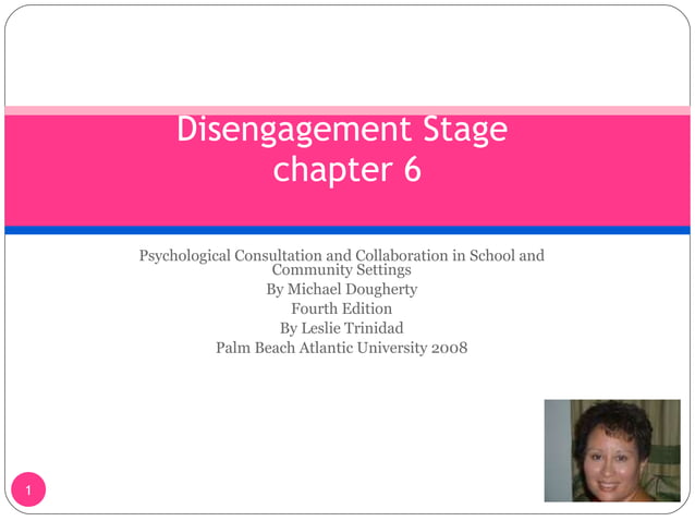 Disengagement Stages | PPT